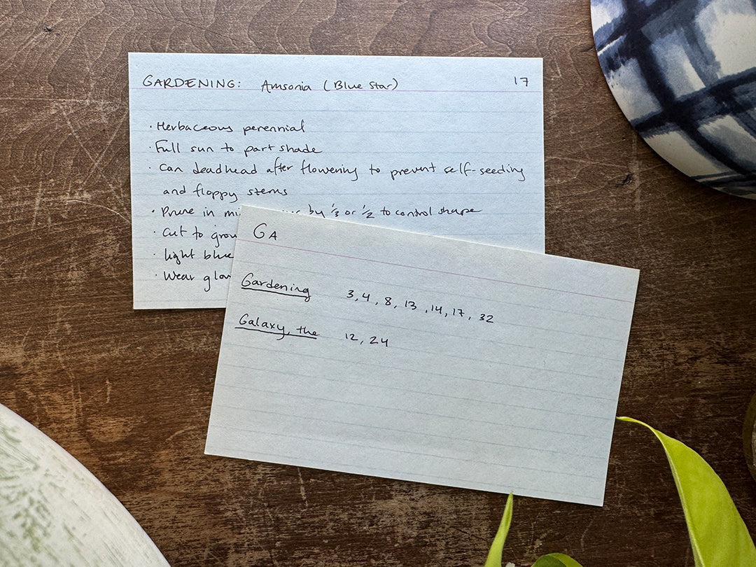 Commonplacing with Index Cards and Binders – The Paper Mouse
