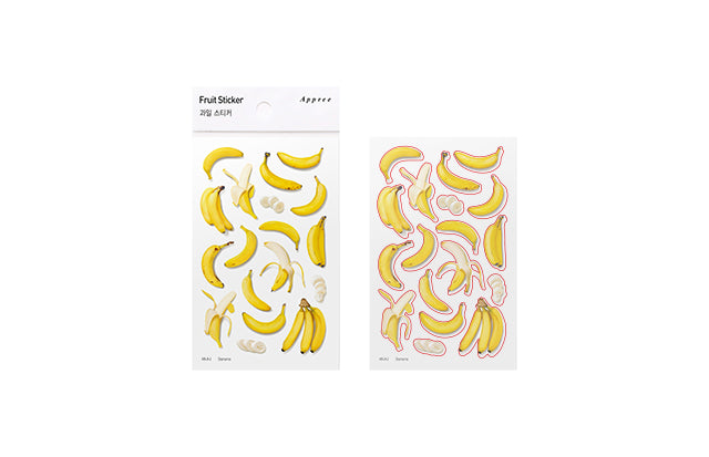 Banana Fruit Sticker – The Paper Mouse