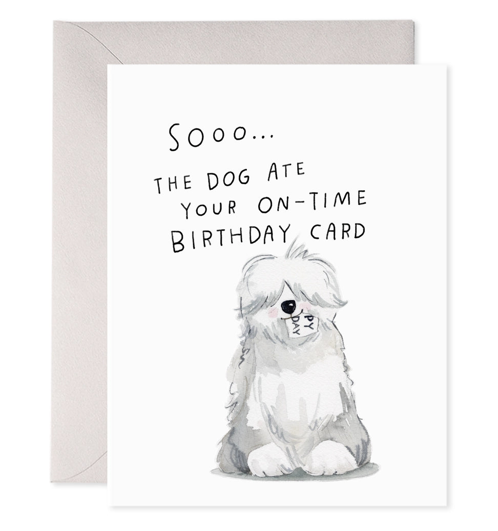Sheepdog | Greeting Card – The Paper Mouse