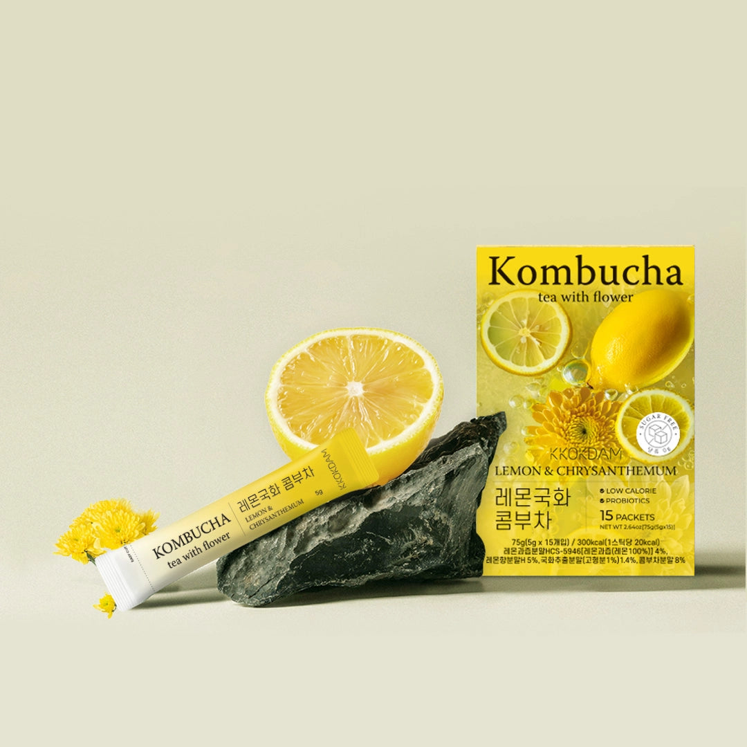 Lemon and Chrysanthemum Flower Kombucha Tea – The Paper Mouse
