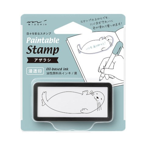 Seal Rectangular Paintable Stamp – The Paper Mouse