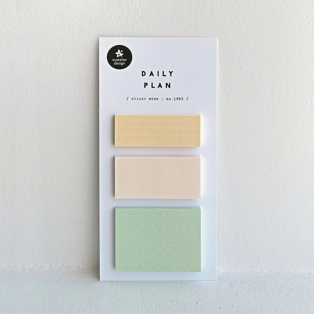 Classic Trio Daily Plan Sticky Note – The Paper Mouse