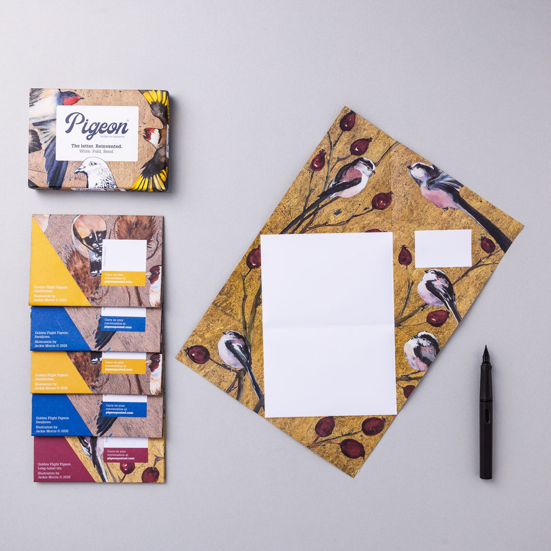 Golden Flight Pigeons Folded Origami Lettering Set – The Paper Mouse