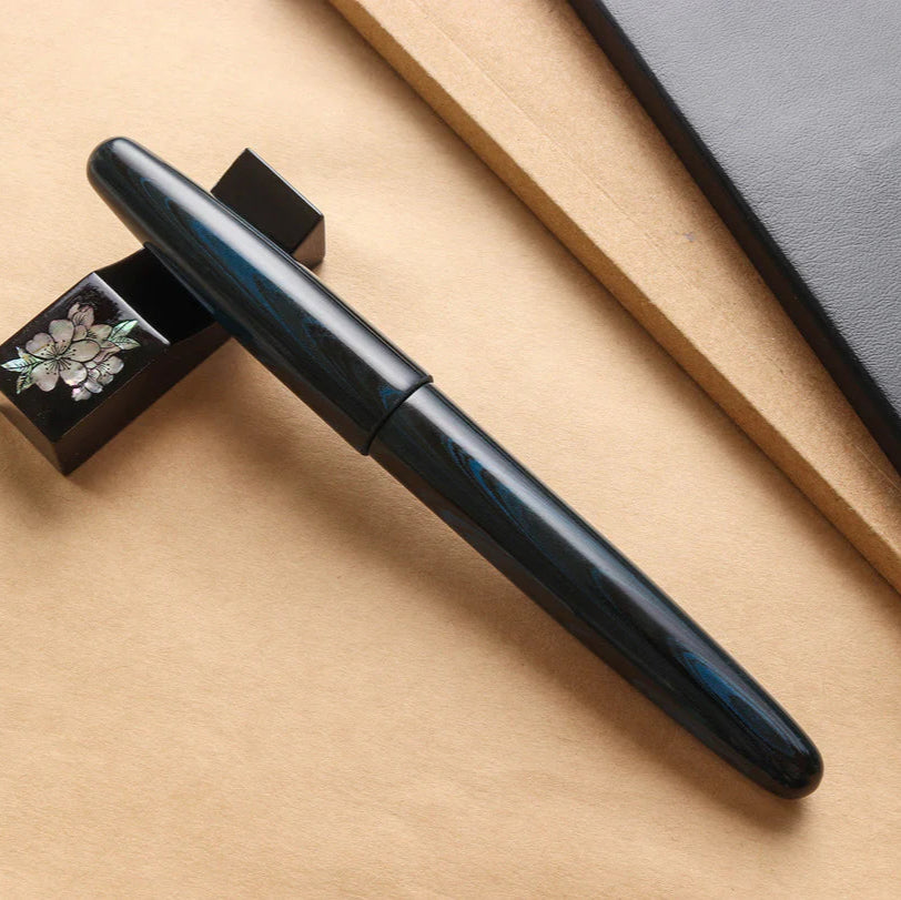 True Ebonite Fountain Pen | Marble Blue | Dream Pen Series – The Paper ...