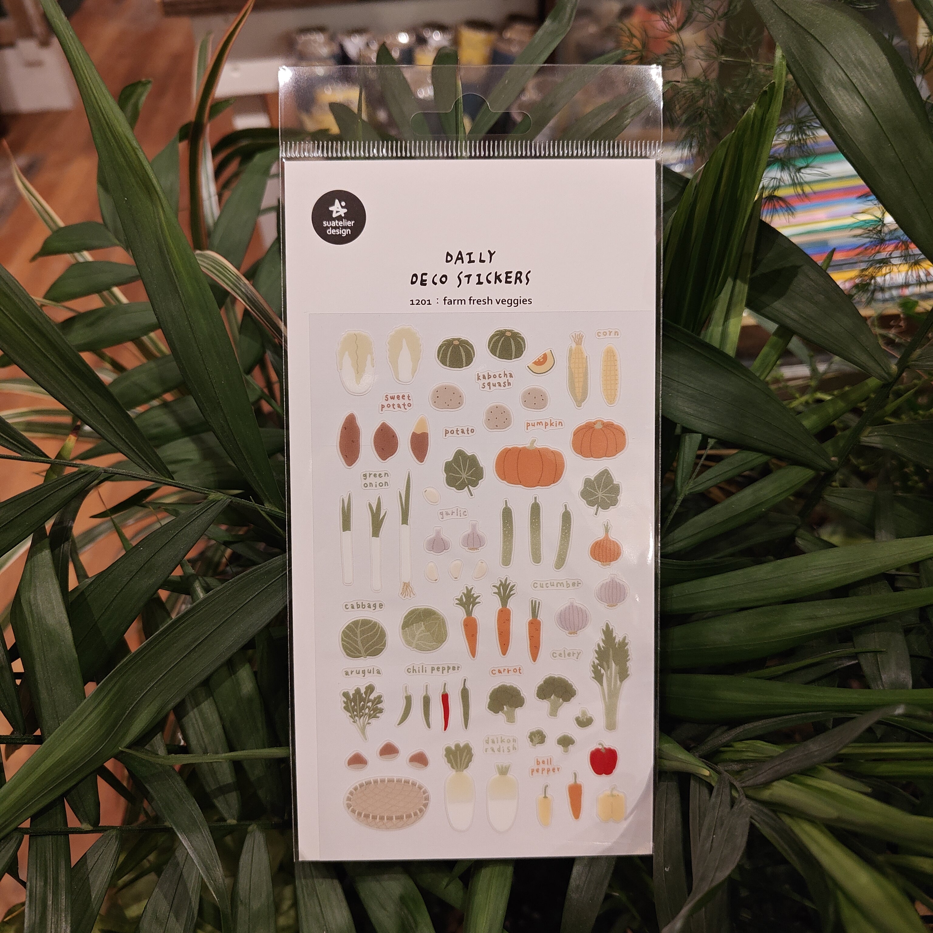 Farm Fresh Veggies Sticker Sheet – The Paper Mouse