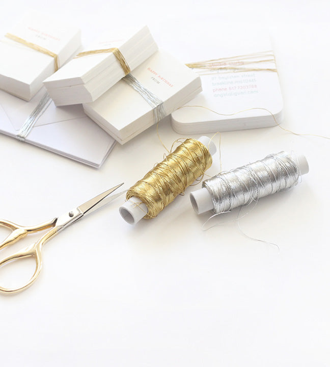 Metallic Silver Thread – The Paper Mouse