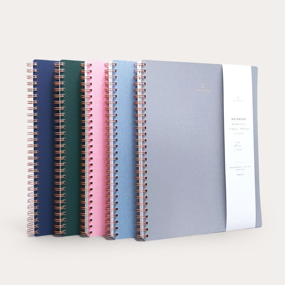 Signature Lined Notebook – The Paper Mouse