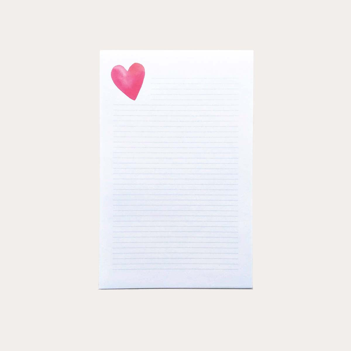 Heart | Lined Notepad – The Paper Mouse