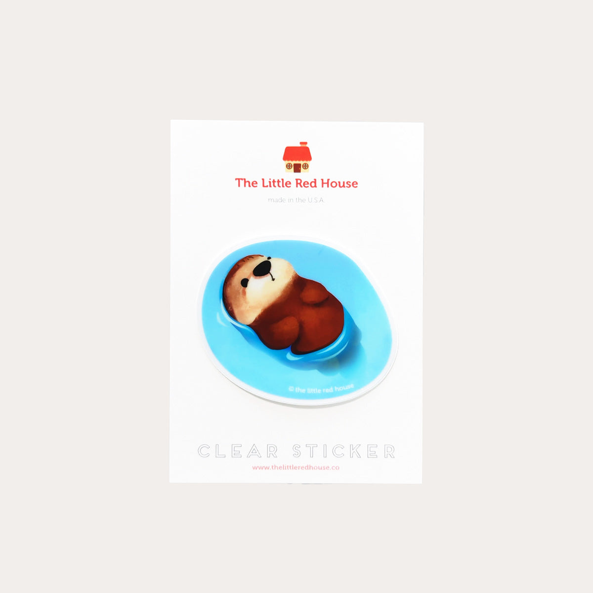 Chill Otter | Vinyl Sticker – The Paper Mouse