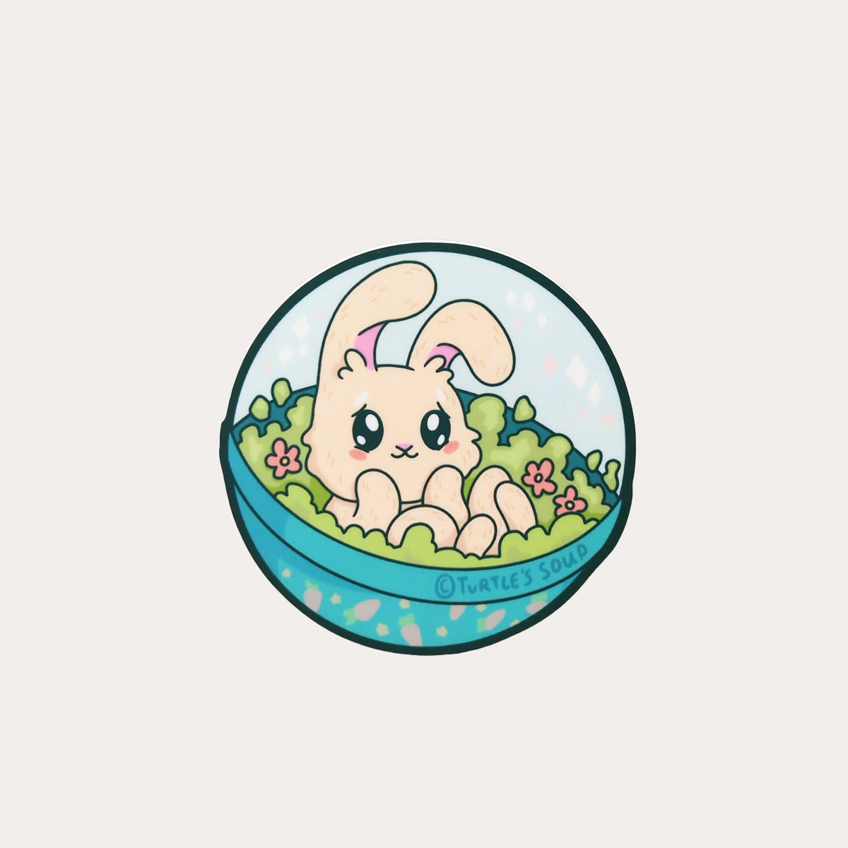 Bunny Capsule | Vinyl Sticker – The Paper Mouse